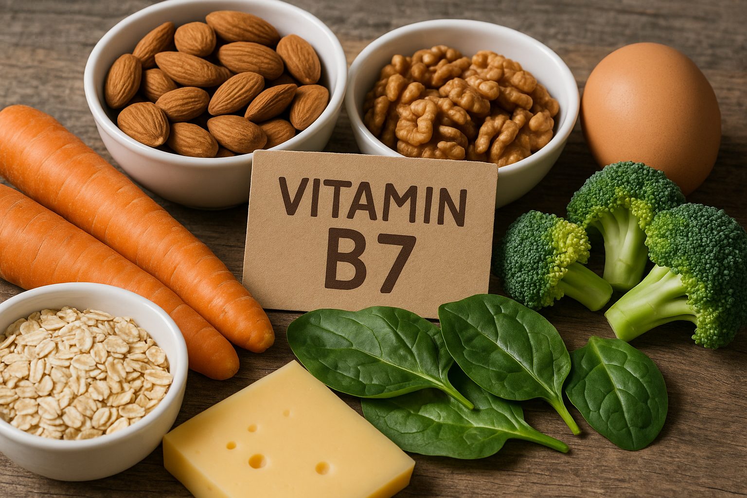 Vitamin B7 Lebensmittel: So unterstützt Biotin deinen Stoffwechsel
